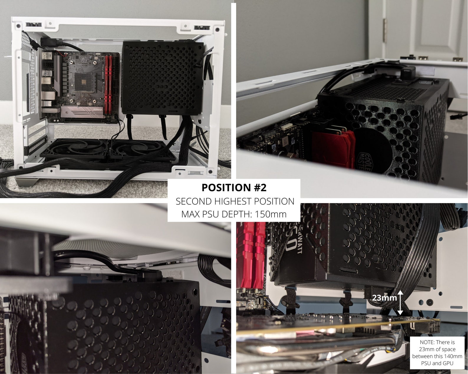 ATX PSU Bracket - Cooler Master NR200 (hard Drive / Cord Management ...