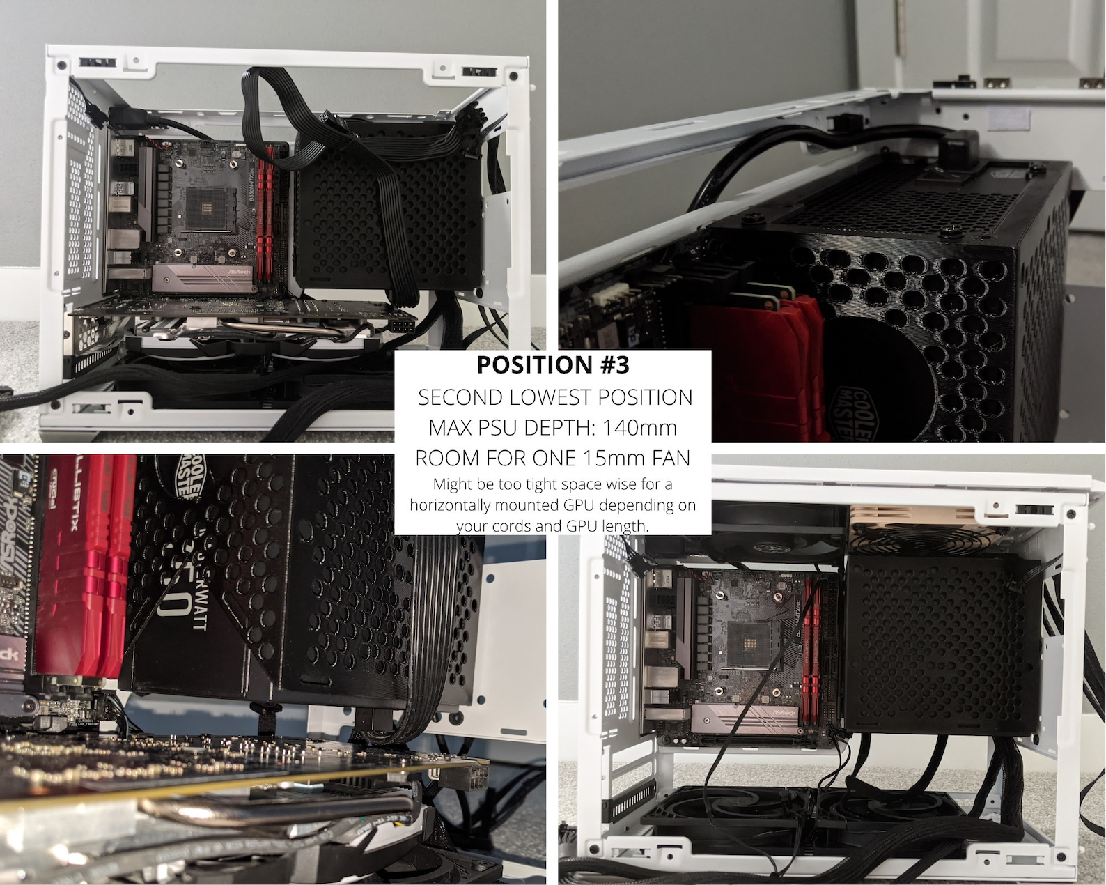 ATX PSU Bracket - Cooler Master NR200 (hard Drive / Cord Management ...