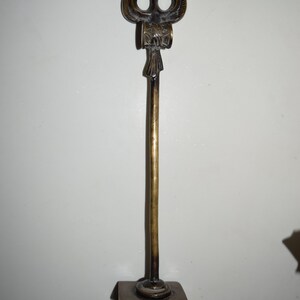 Lord Shiva Trident Statue Exotic Vintage Trishula | 14.5'' Inches Long ...