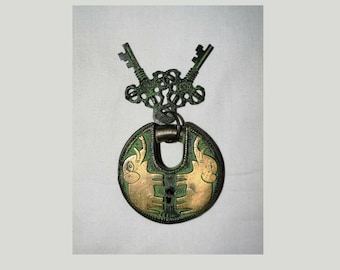 Brass Elephant Lock - Etsy