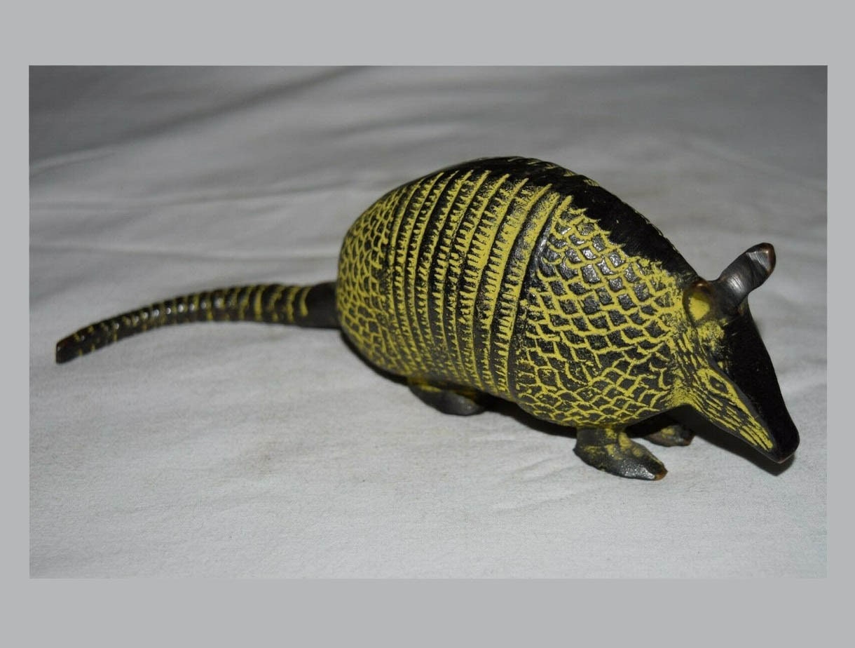 Armadillo Shape Statue Brass Rat Shape Sculpture - Etsy