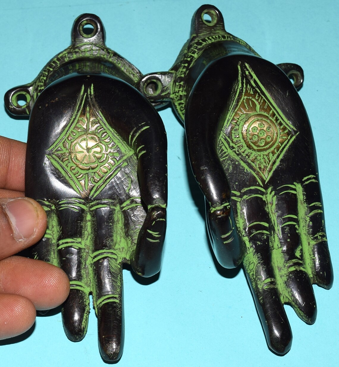 Lady Hand Door Handle Dancing Women Hand Shape Brass Door | Etsy