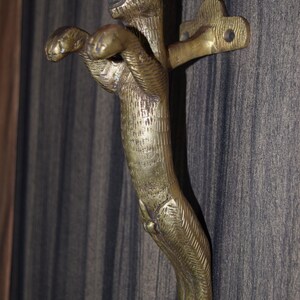 Leopard Door Handle | Brass Wild Animal Design Pull Handle | Gateway ...