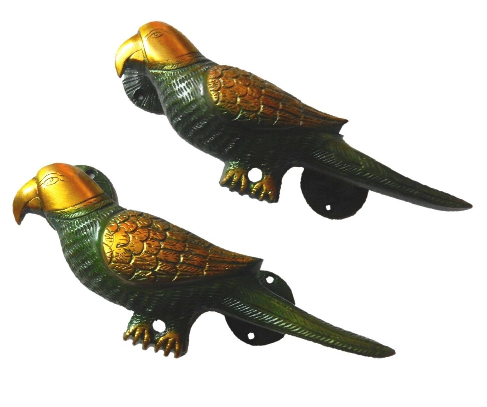 9 Inches Parrot Door Handle Brass Parrot Handle in | Etsy