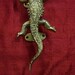 Wild Lizard Door Handle Brass Crocodile Door Pull Door - Etsy