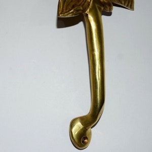 Brass Lotus Design Handle | Rose Flower Shape Door Pull | Door Interior ...