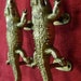 Wild Lizard Door Handle Brass Crocodile Door Pull Door - Etsy