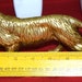 Bengal Tiger Statue Brass Malayan Tiger Figurine Statue Corner Table ...