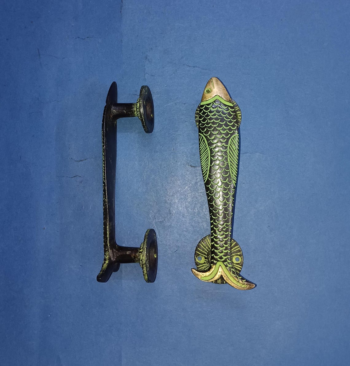 Nautical Fish Shape Door Handle | Ocean Theme Almirah Door Pull ...