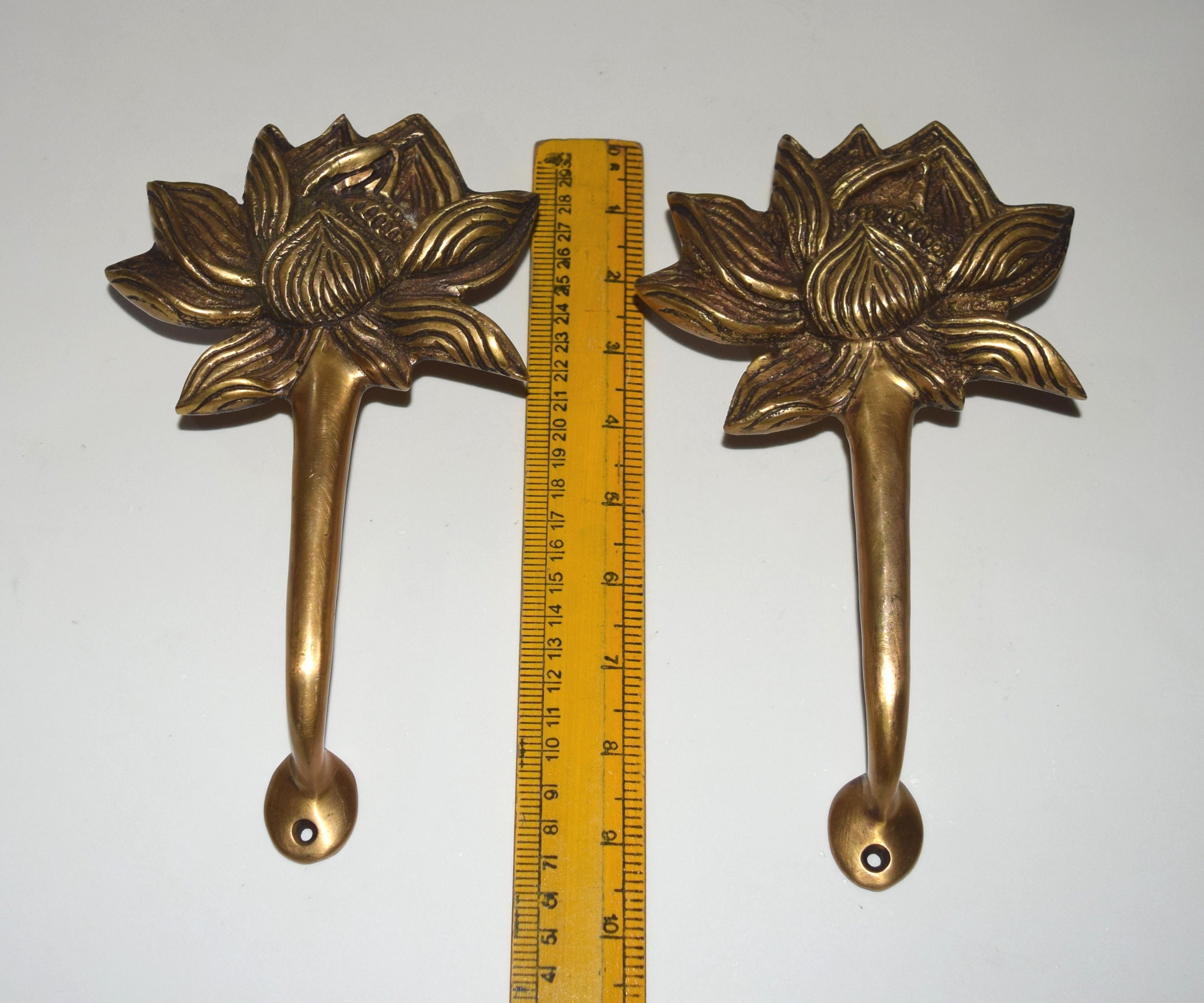 Coconut Tree Shape Deep Carving Door Pull | Coastal Beach Tropical ...