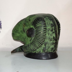 Baphomet Trophy Head to Brass Wall Decor | Rams Animal Sculpt Table ...