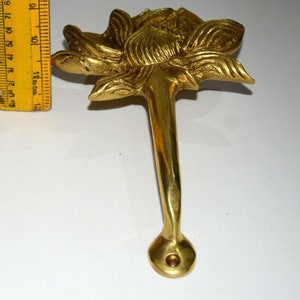 Brass Lotus Design Handle | Rose Flower Shape Door Pull | Door Interior ...