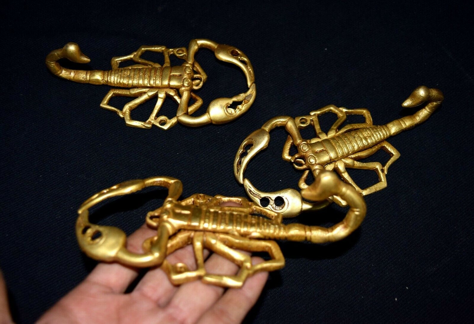 Set of 04 Pieces Brass Scorpion Hook Cloth Hanger - Etsy