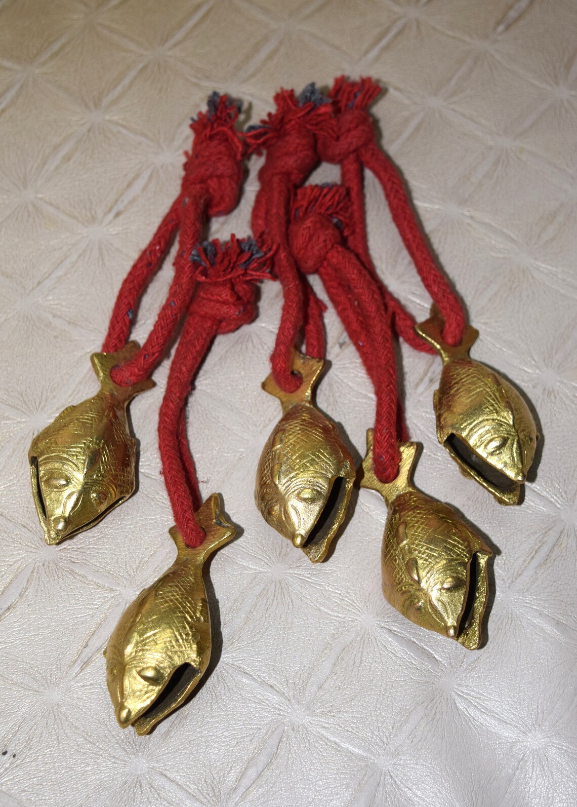 Set of 20 Pieces Fish Shape Bells Brass Ringing Fish Bell - Etsy