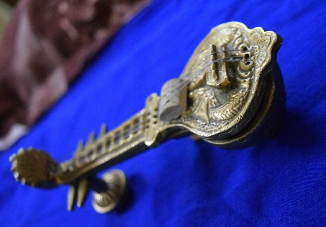 Musical Instrument Sitar Brass Table Decorative Showpieces - Etsy