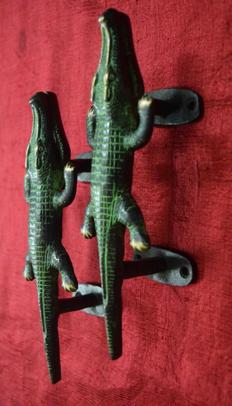 Wild Alligator Door Pull Set Lizard Shape Almirah Door - Etsy