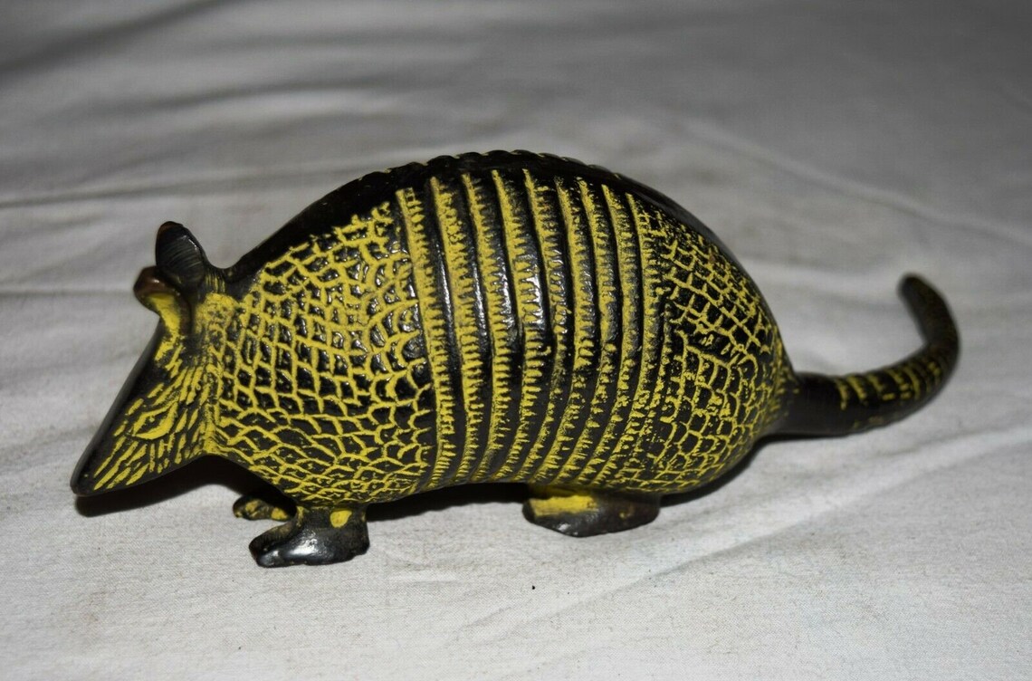 Armadillo Shape Statue Brass Rat Shape Sculpture - Etsy