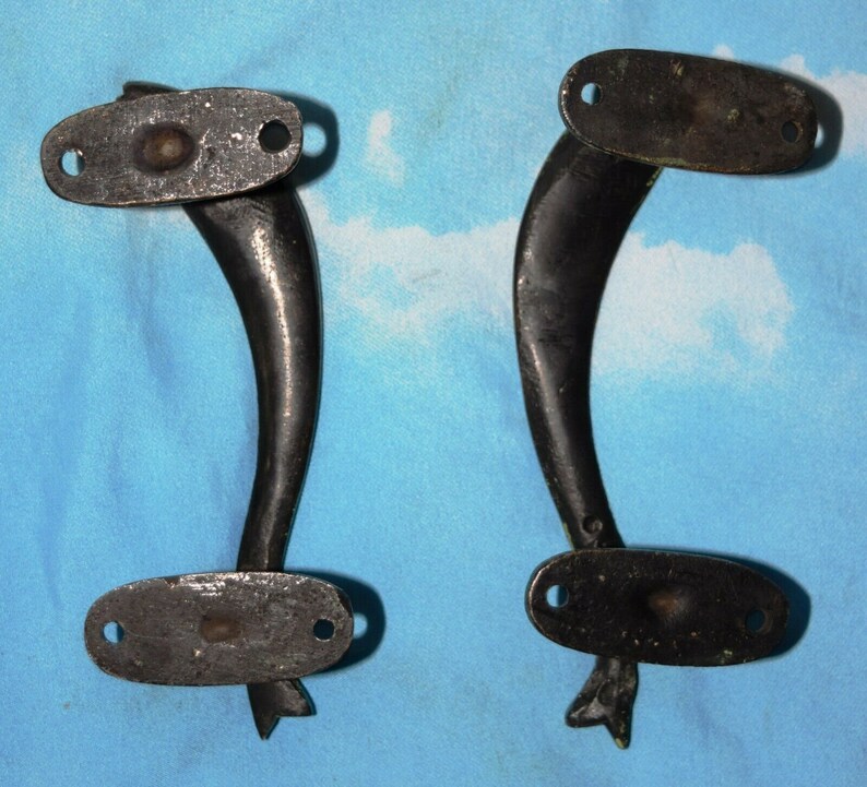 Fish Handle Pair Cabinet Pull Handle Kitchen Dresser - Etsy