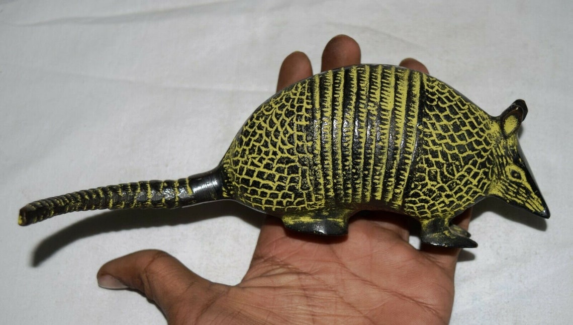Armadillo Shape Statue Brass Rat Shape Sculpture - Etsy