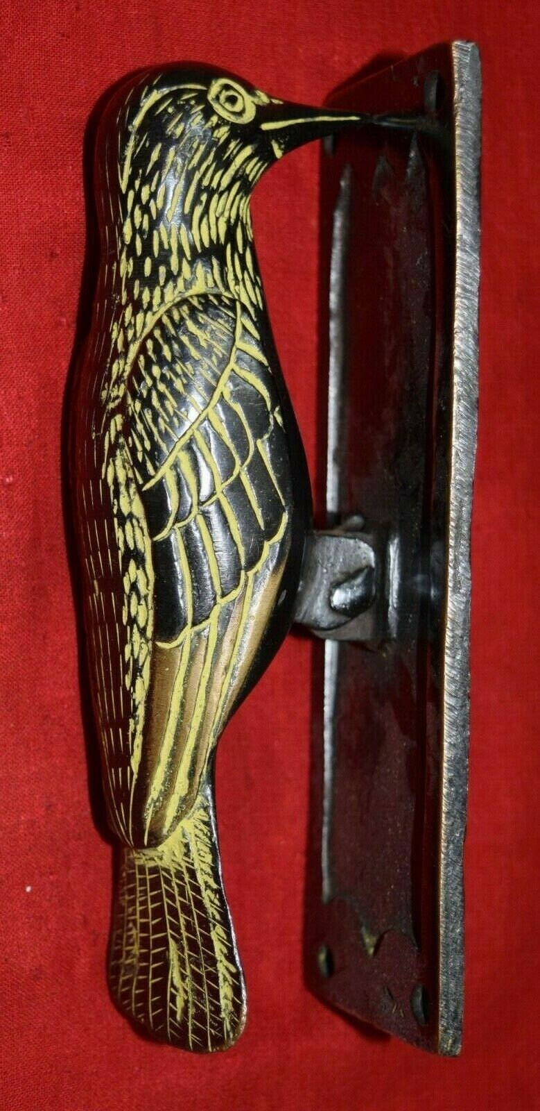 Hummingbird Figurine Door Knocker Brass Door Bell Yellow | Etsy