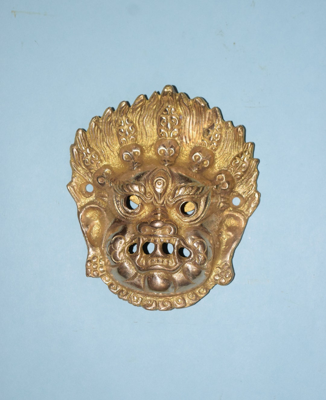 Handcrafted Horrible Face Mask Wall Décor | Brass Home Furnishing ...
