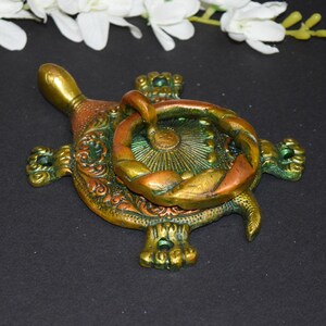 Handmade Ocean Turtle Door Knocker | Brass Terrapin Almirah Doorbell ...