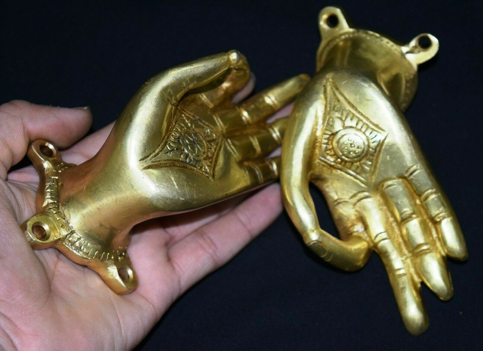 Lady Hand Door Handle Dancing Women Hand Shape Brass Door | Etsy