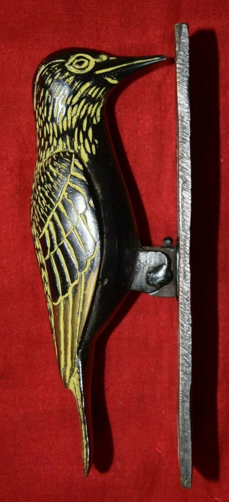 Hummingbird Figurine Door Knocker Brass Door Bell Yellow | Etsy