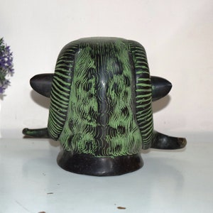 Baphomet Trophy Head to Brass Wall Decor | Rams Animal Sculpt Table ...