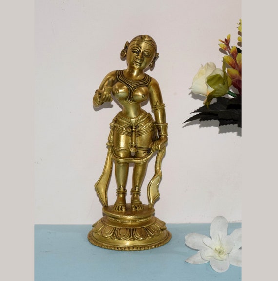 Pala Dynasty Devi Goddess Dakini Statue Modern Brass Figure - Etsy