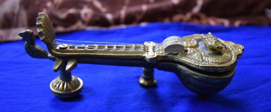 Musical Instrument Sitar Brass Table Decorative Showpieces - Etsy