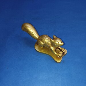 Vicious Chipmunk Door Knocker | Brass Squirrel Front Door Bell - Etsy UK
