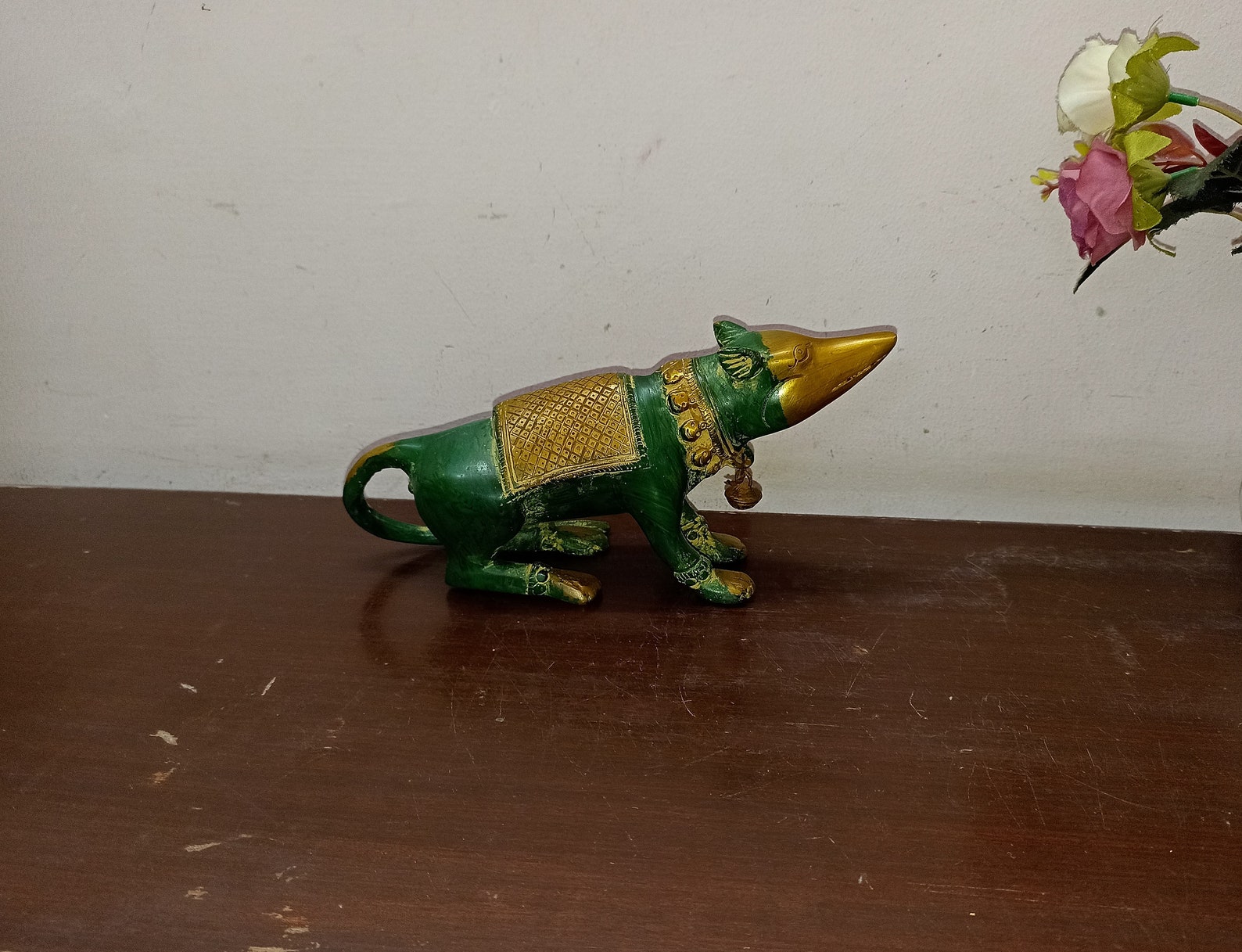 Brass Mouse Statue Lord Ganesha Vahana Mooshak | Big Mouse Idol ...