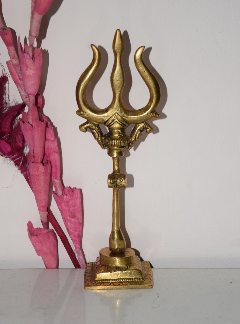 Lord Shiva's Trishul Heritage Brass Lord Shiva Fork - Etsy