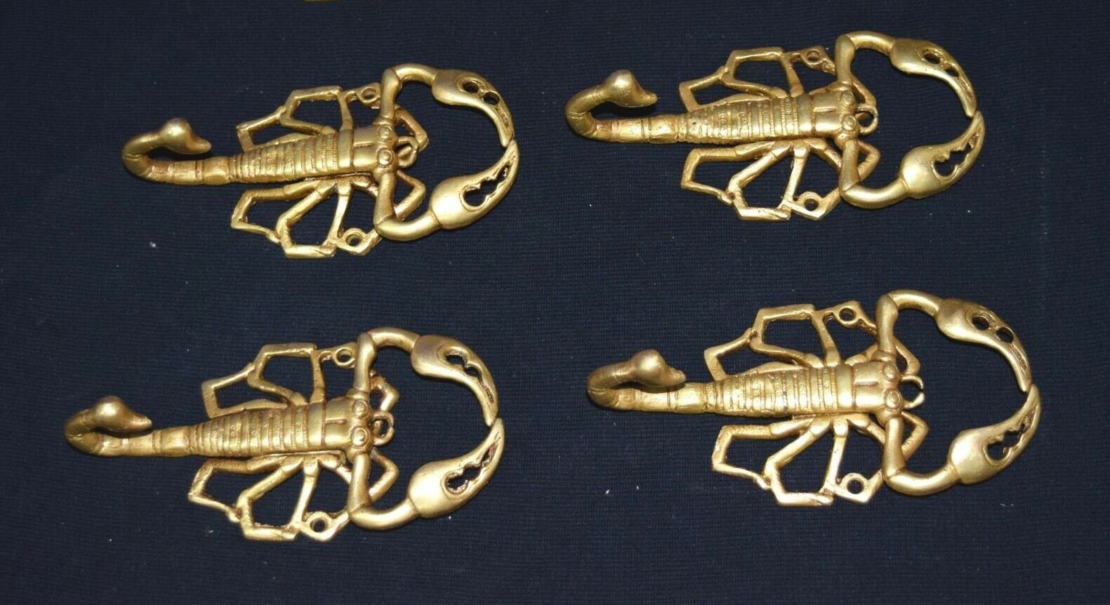 Set of 04 pieces Brass Scorpion Hook Scorpion Key Holder | Etsy