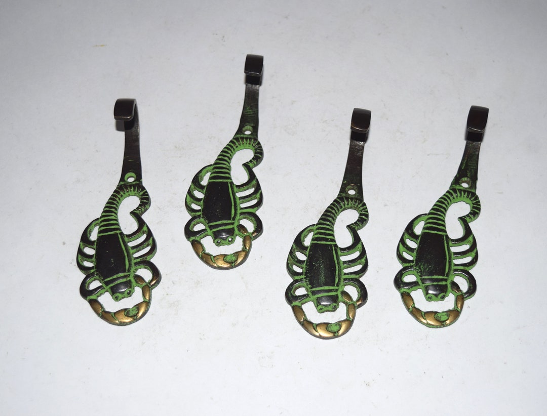 Brass Scorpion Hook | Clothes Key Chain Hanger | Set of 04 Pieces - Etsy