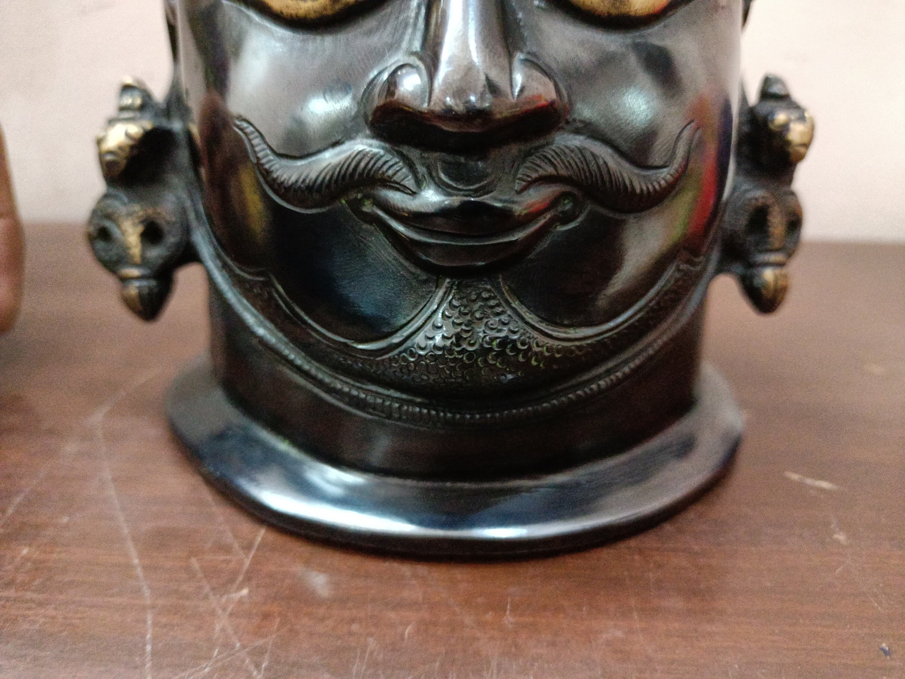 Lord Shiva Avatar Bhairava Head Statue | Shiva Mukhalingam Face ...