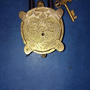 Thai Turtle Padlock Brass Hardware Safety Doors and Locks Tortoise ...