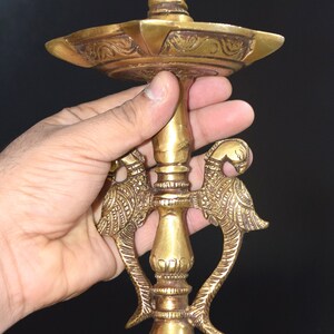 Traditional Peacock Bird Floor Lamp | Pure Brass Samayee for ...