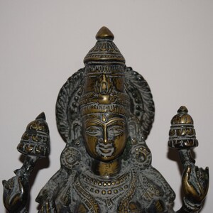 Brass Lakshmi Mata Statue 18'' Inches in Height | Standing Ritual God ...