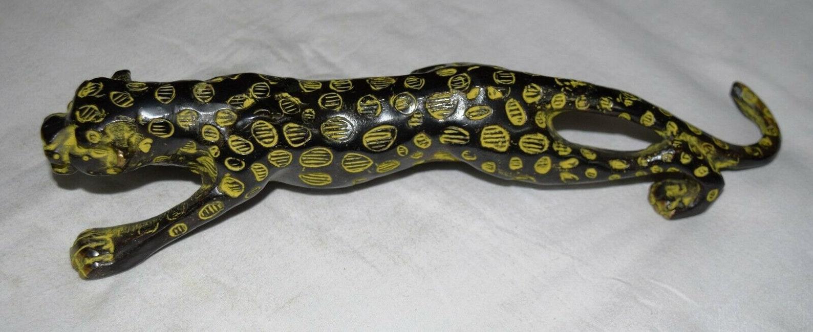 Brass African Leopard Statue Black Panther Jungle Lion - Etsy