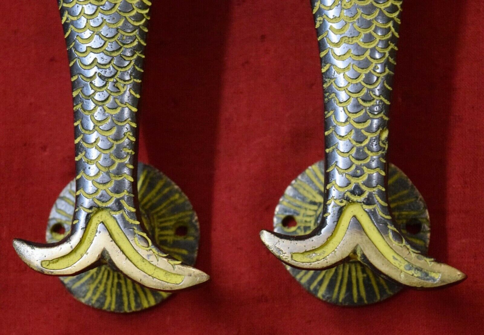 Fish Door Handle Brass Nautical Theme Door Accessories - Etsy UK