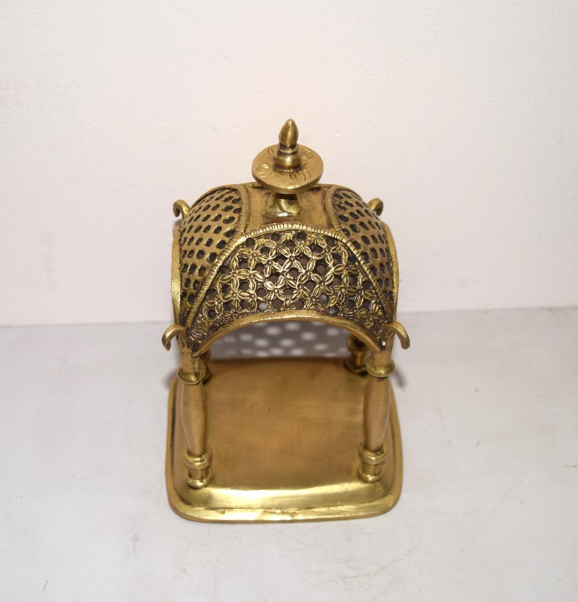 Brass Ritual Prayer Temple 7'' Inches God House | Etsy