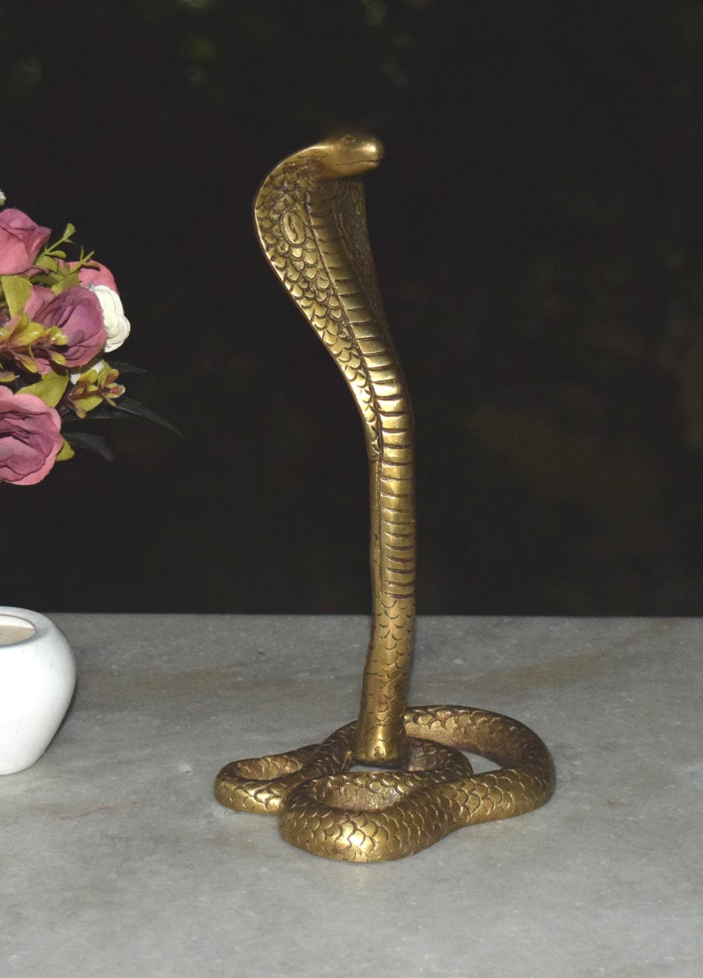 10'' Inches Lord Shiva Snake Idol Egyptian Serpent - Etsy