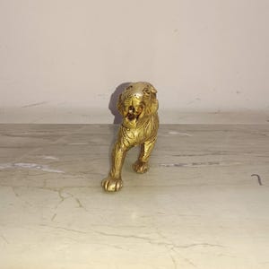 Bengal Tiger Statue | Brass Malayan Tiger Figurine Statue | Corner ...