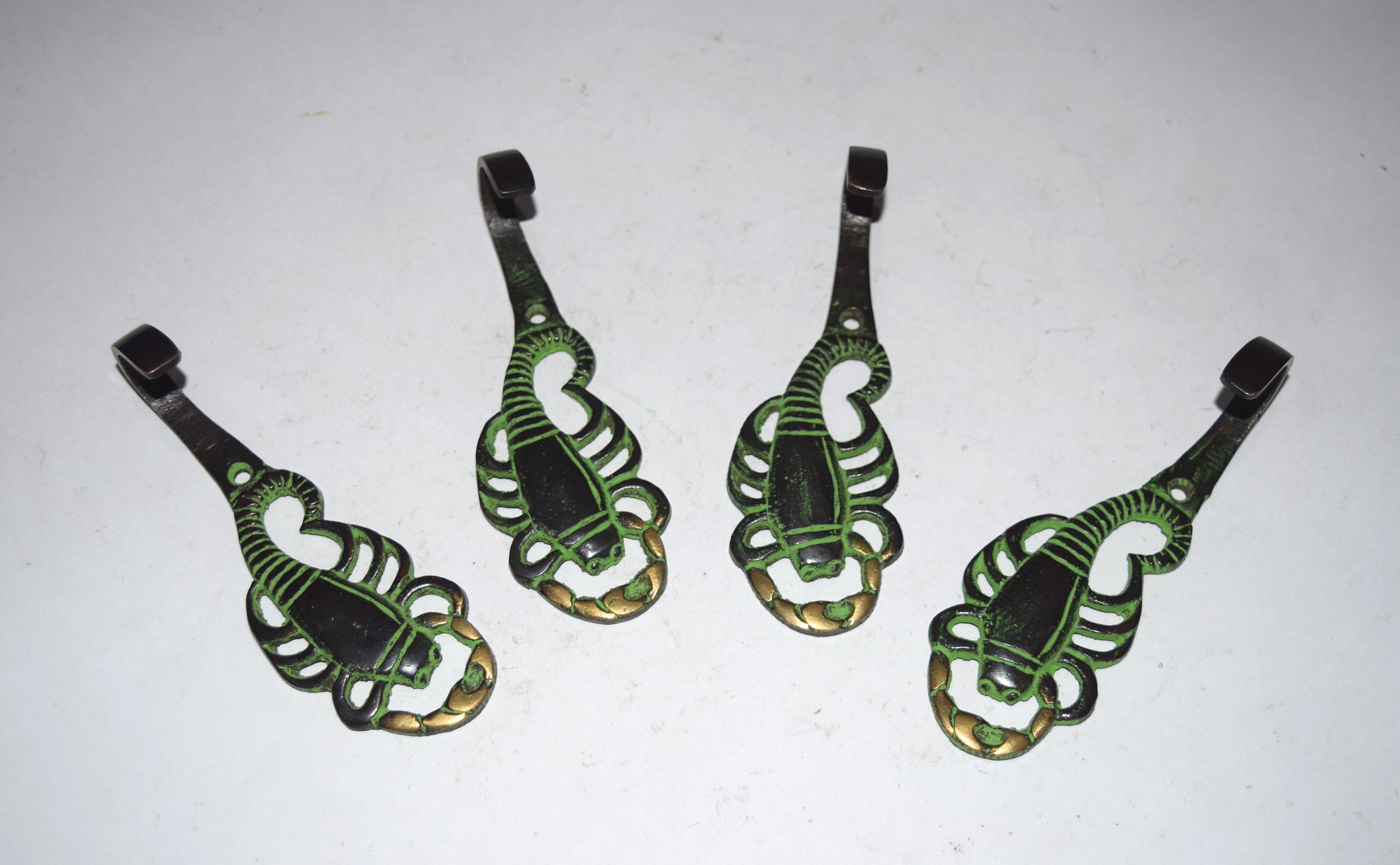 Brass Scorpion Hook | Clothes Key Chain Hanger | Set of 04 Pieces - Etsy