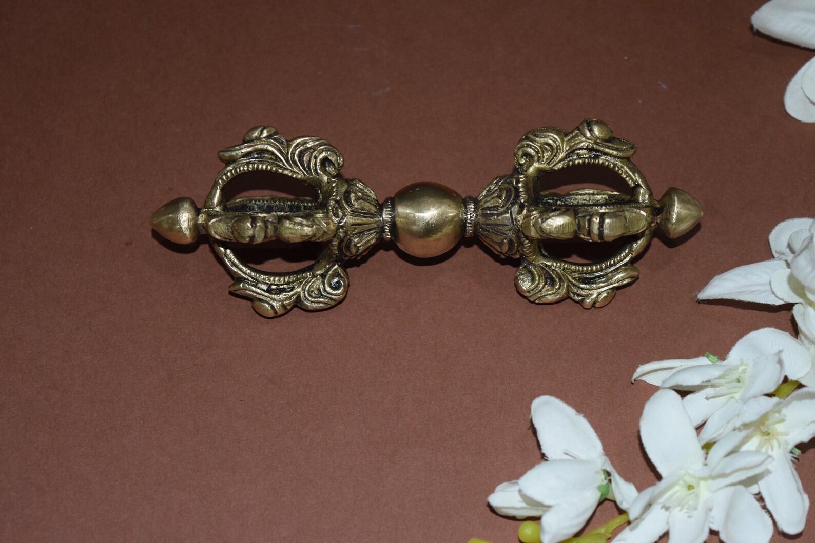 Skywalker Lord Indra's Thunderbolt Vajra | Brass Archaize Meditating ...