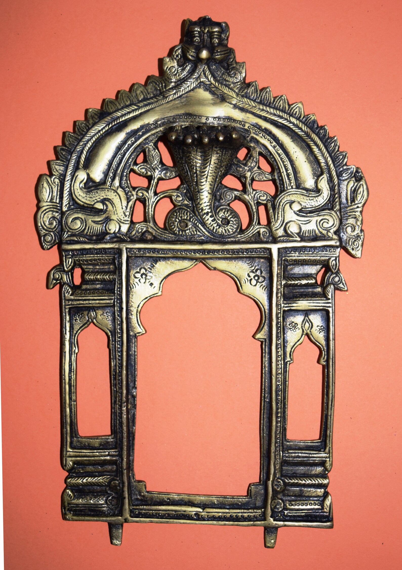 10 Inches Traditional Photo Frame Brass Prabhavali - Etsy