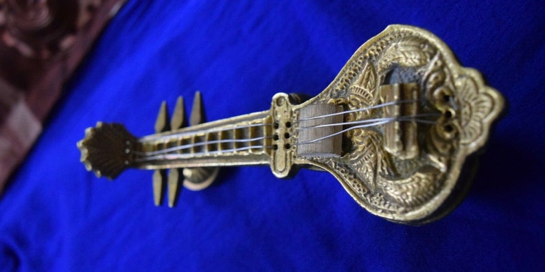 Musical Instrument Sitar Brass Table Decorative Showpieces - Etsy
