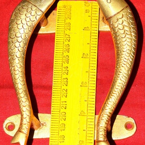 Fish Handle Pair Cabinet Pull Handle Kitchen Dresser - Etsy